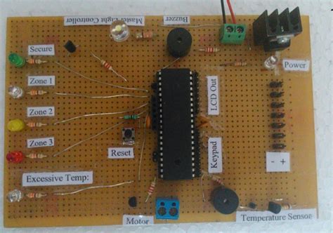 Electronics Microcontroller Projects Zone Based Home Security System