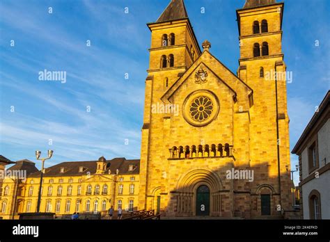 Echternach Abbey Of Echternach St Willibrord Basilica In Luxembourg