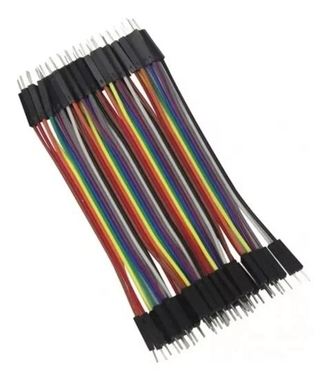 Fios Jumpers 40 Vias Macho X Femea 20cm Arduino E Protoboard Cabos