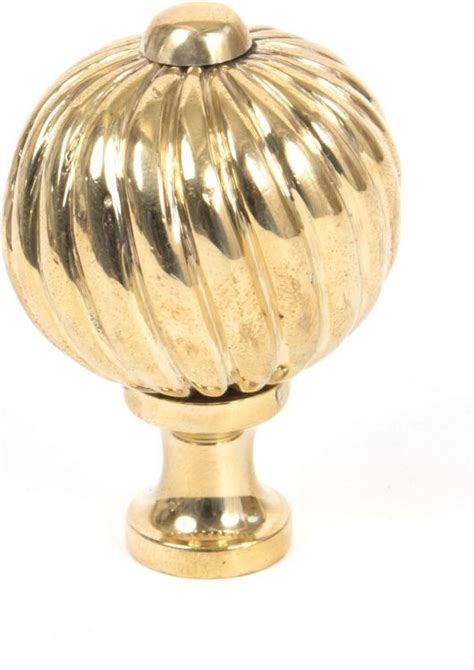 Anvil 83551 Polished Brass 38mm Spiral Cupboard Knob Brass Ball