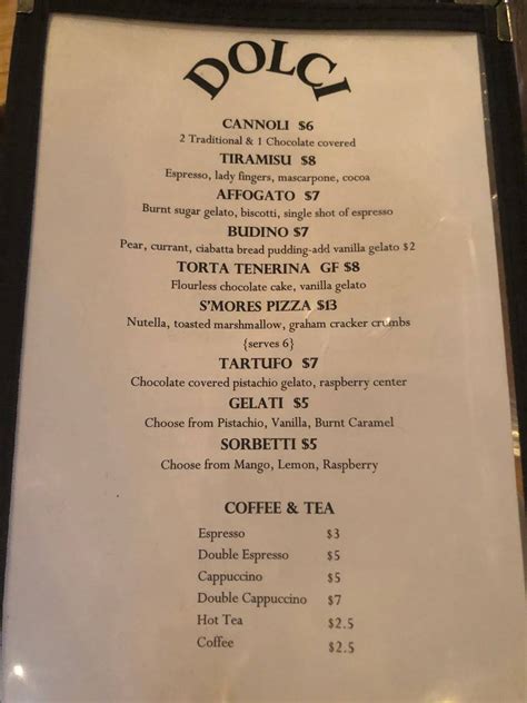 Menu At Tre Pizza Pasta Beer Garden Pizzeria Freehold