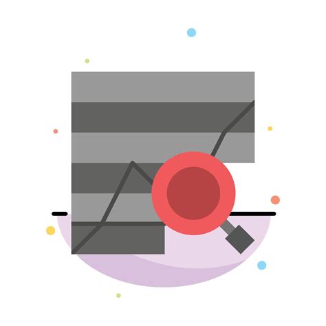 Analysis Analytic Analytics Chart Data Graph Abstract Flat Color Icon