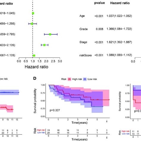 Prognostic Analysis Of The Signature A Univariate Cox Regression