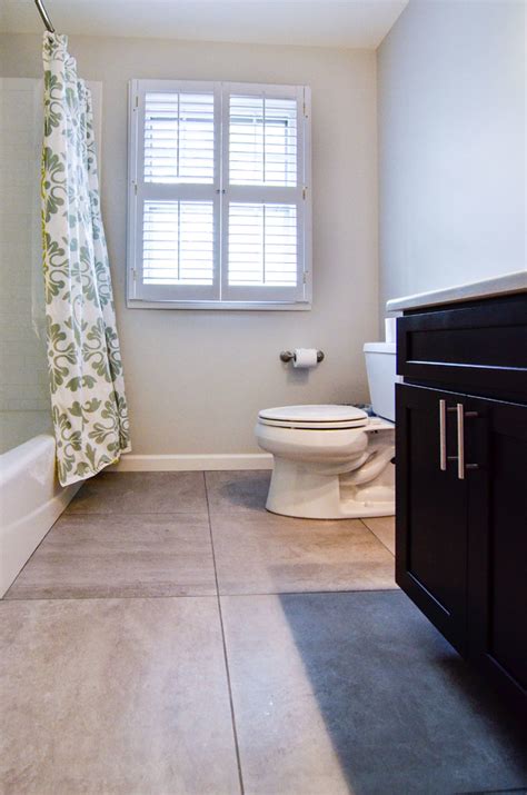 Large Format Floor Tile Contemporary Bathroom Philadelphia By