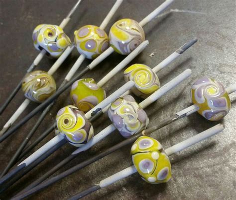Lampwork Glass Beads On Mandrel