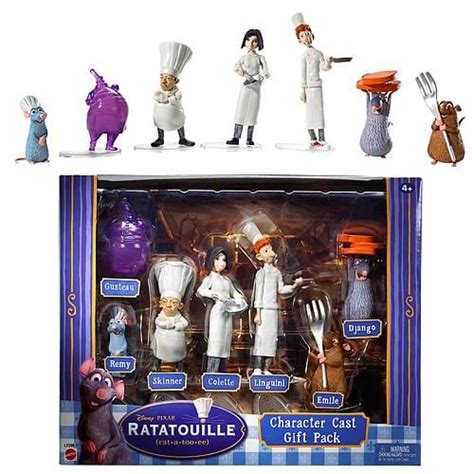 Ratatouille Character Cast T Pack Action Figures Mattel