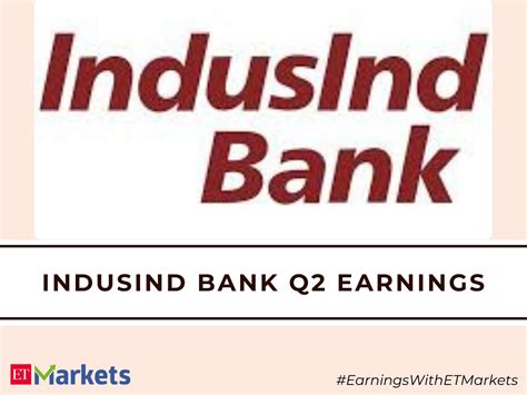 Indusind Bank Q2 Results Pat Slumps 39 Yoy To Rs 1 325 Crore Nii