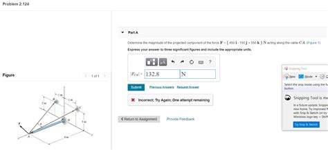 Solved Problem Part A Determine The Magnitude Of The Chegg