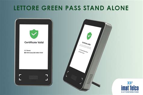Green Pass Lettore Qr Code Stand Alone Imat Felco