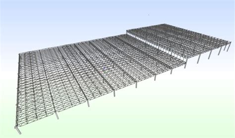 Zespół W Logicad Zakończył Projektowanie 1 Etapu Stalowej Konstrukcji Dachu Hali O Powierzchni