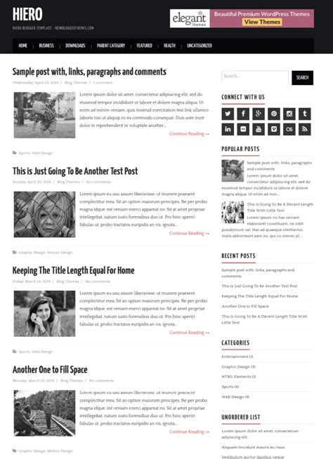 Top 12 Fast Loading Blogger Templates To Improve User Interface UI