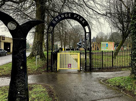 Entrance, Grange Park, Omagh © Kenneth Allen :: Geograph Britain and ...