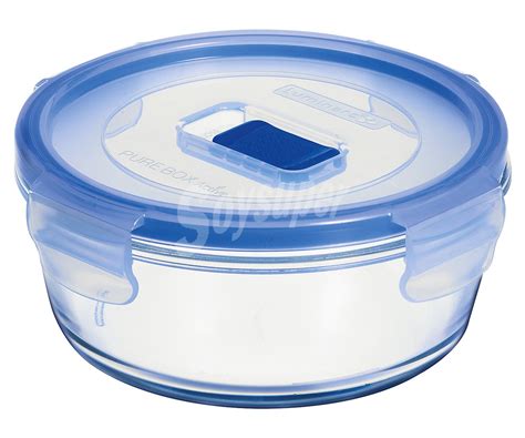 Luminarc Pure Box Active Recipiente hermético de vidrio redondo