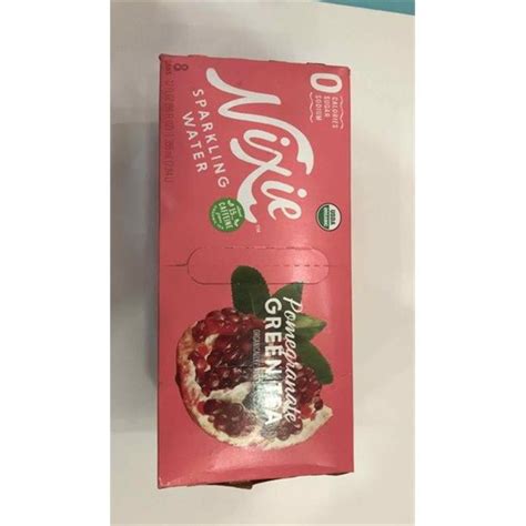 Nixie Sparkling Water 12 Fl Oz Pomegranate Sparkling Water
