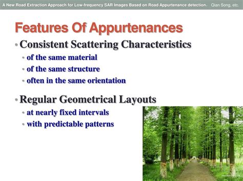 Ppt A New Road Extraction Approach For Low Frequency Sar Images Based On Road Appurtenance