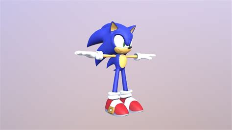 Modern Sonic 3d Model By Bubble1561 D0ce547 Sketchfab