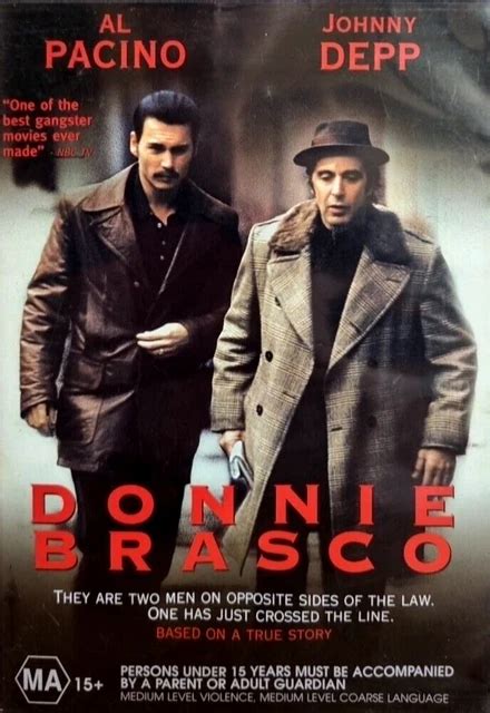 Donnie Brasco Dvd 1997 Johnny Depp Al Pacino Region 4 Pal Vgc