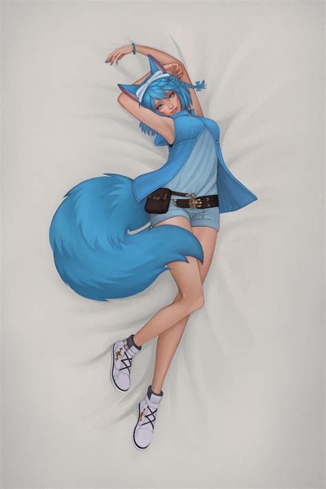 Insant Animal Ears Dakimakura Kitsune Tail 860786 Yandere