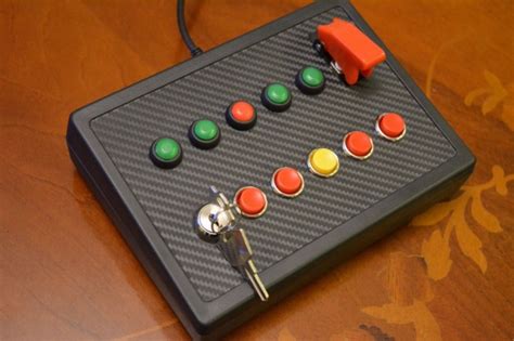 Button Box urządzenie sterujące do gier ATS, ETS itp STACYJKA!