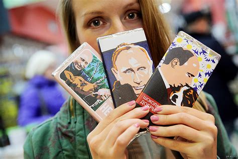 Новая шоколадка с Путиным | Пикабу