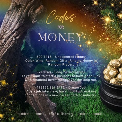 Codes For Money And Abundance Powerful Money Spells Manifesting Money