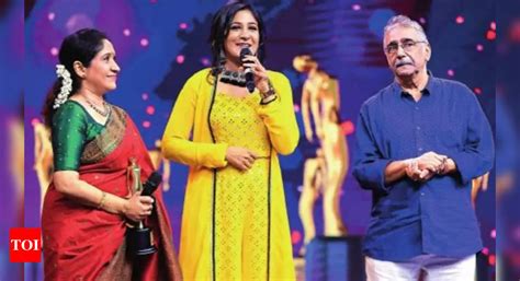 Singer Sujatha Wins Award For Lifetime Achievement Chennai News Times Of India