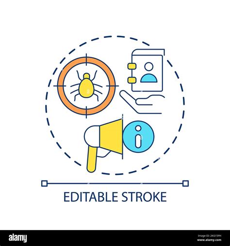 Icône de concept identifier les virus Image Vectorielle Stock Alamy