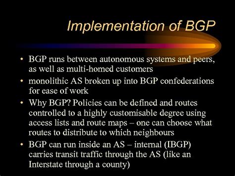 Implementing And Maintaining An Isp Backbone Kevin Butler