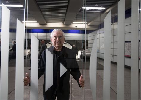 Daniel Buren Completes Installation At Tottenham Court Road Tube Station