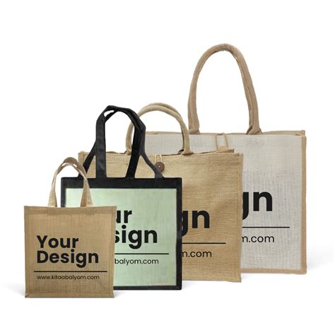 Ecofriendly Jute Shopping Bags With Your Custom Logo Branding