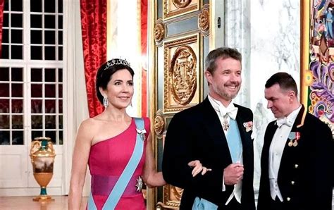 Crown Prince Frederik And Crown Princess Mary Host Gala Dinner At