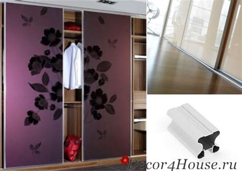 Раздвижные двери для встроенного шкафа Decor 4 House