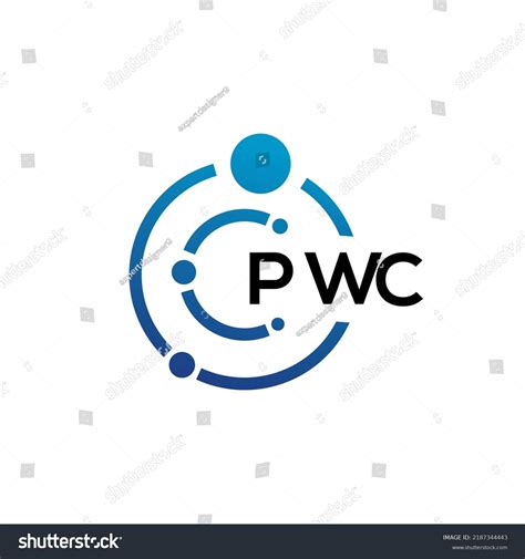 Pwc Letter Technology Logo Design On Stock Vector Royalty Free 2187344443 Shutterstock