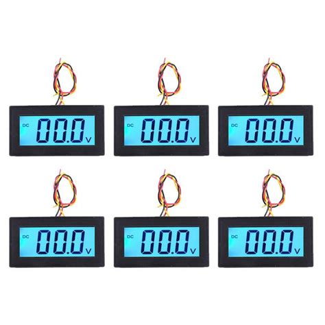 Yb5135d Dc Digital Voltmeter Voltage Meter Lcd Blue Backlight Ebay
