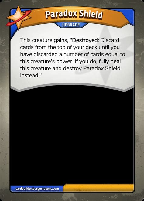 Paradox Shield Archon Arcana The Keyforge Wiki