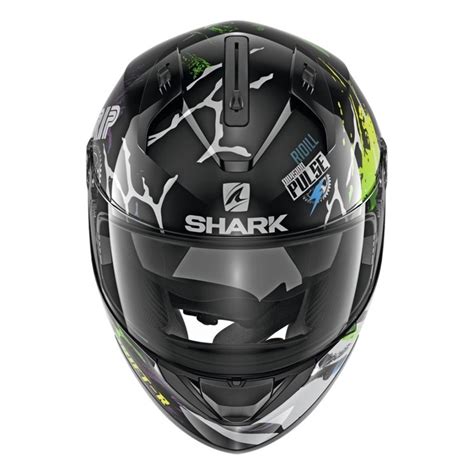 Каска за мотор Shark Ridill Drift R Black Green • Топ цена Maxauto24