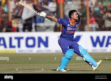 Indias Ishan Kishan Celebrates After Scoring A Double Century During
