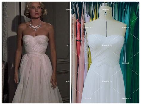Grace Kelly White Dress Catch A Thief 9 Celebrity Dresses Strapless