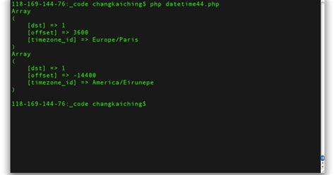 程式語言教學誌 Fb Youtube Pydoing Php 快速導覽 核心延伸函數 日期、時間相關 Timezoneabbreviationslist