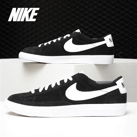 Nike 耐克正品 BLAZER LOW PRM VNDG SUEDE男女休闲滑板鞋538402 虎窝淘