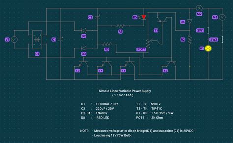 Power Supply Choosing Resistor For The Emitter Pin Of The TIP41C Electrical Engineering