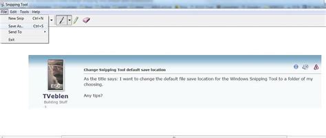 Change Snipping Tool Default Save Location Solved Windows 7 Forums