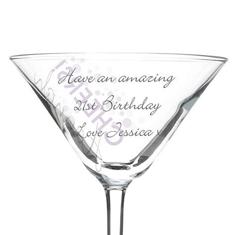 Personalised Cheers Cocktail Glass By Hope And Willow