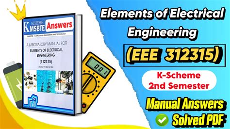 EEE Manual Answers 312315 Elements Of Electrical Engineering Manual