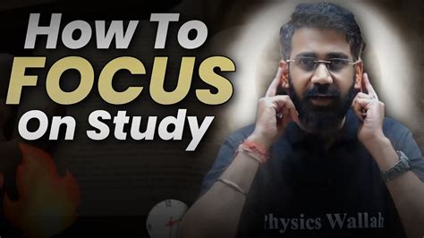 Best Way To Focus On Study Amit Mahajan Sir Pw Weapons Pwweapons