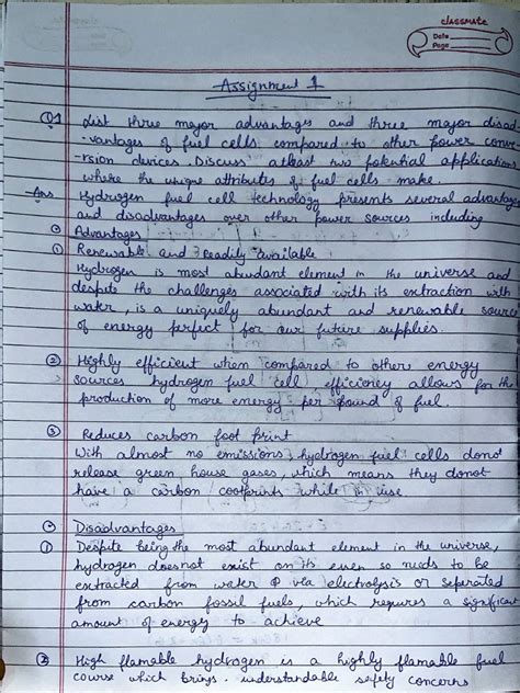 assignment fuel cell pdf
