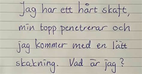 Snuskiga gåtan får många att rodna men få kan lista ut rätt svar