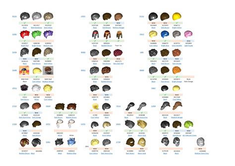 Lego Hair Pieces Page 18 Minifig Customisation Workshop