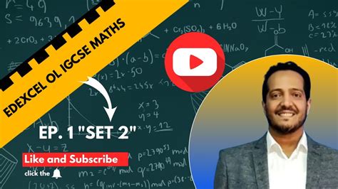 igcse maths ol edexcel sets part 2 2024 youtube