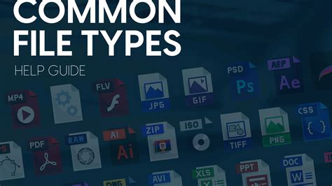 Gryphos Creative News Common File Types Guide